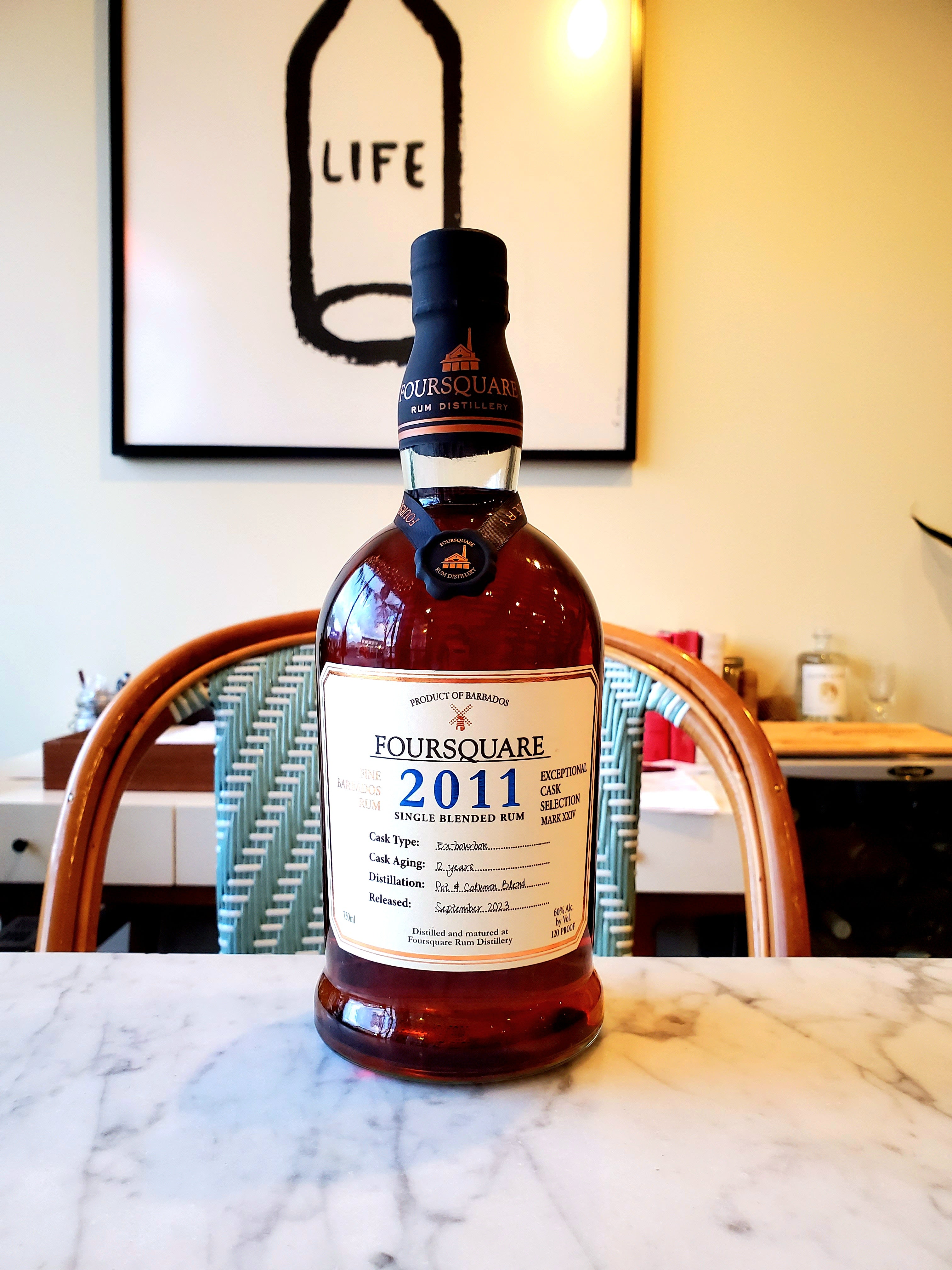 Foursquare 2011 Exceptional Cask Strength Rum, Barbados – One Kourt Studio